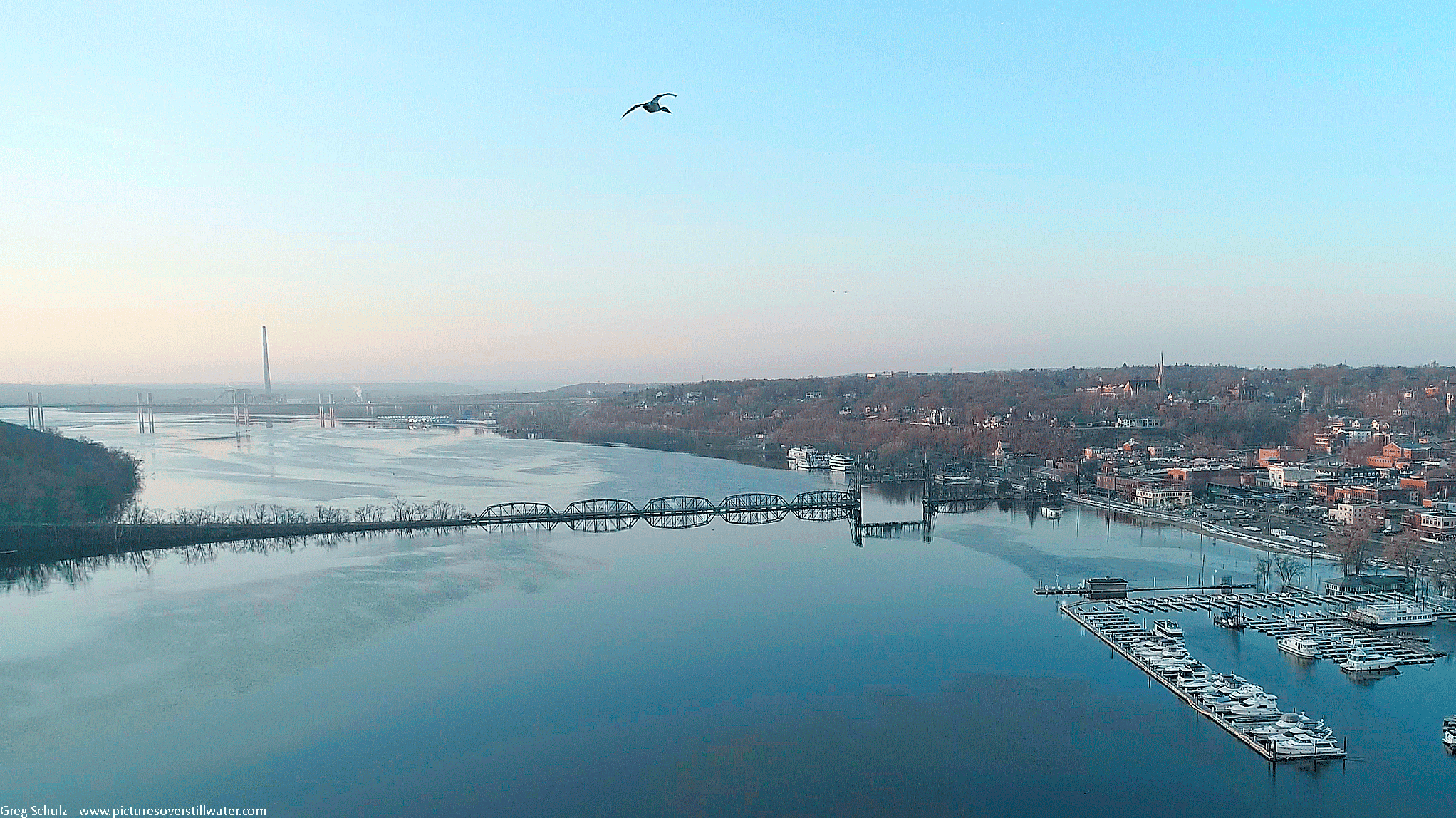 early march morning lake elmo aero airplane ride sightseeing
